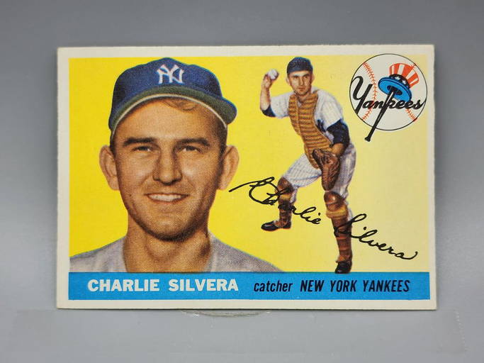 1955 Topps Charlie Silvera #188 Tough High Number (#0127A) on Dec 28 ...