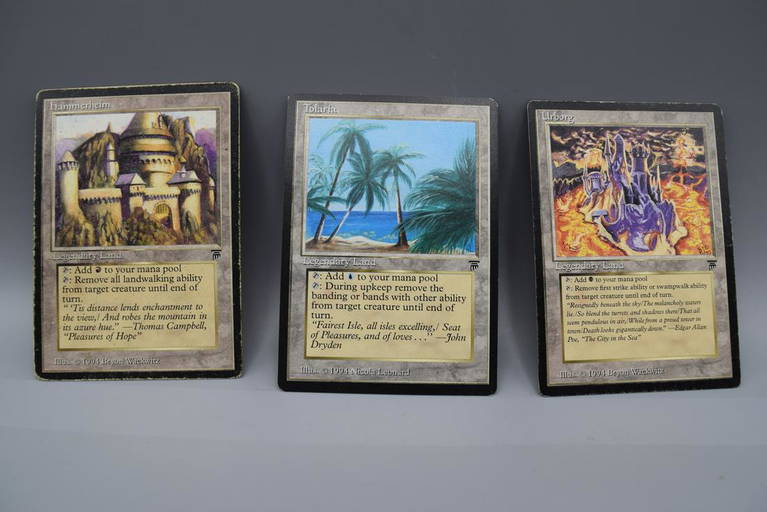 MTG Magic The Gathering English Legends Legendary Lands Lot of 3 ...