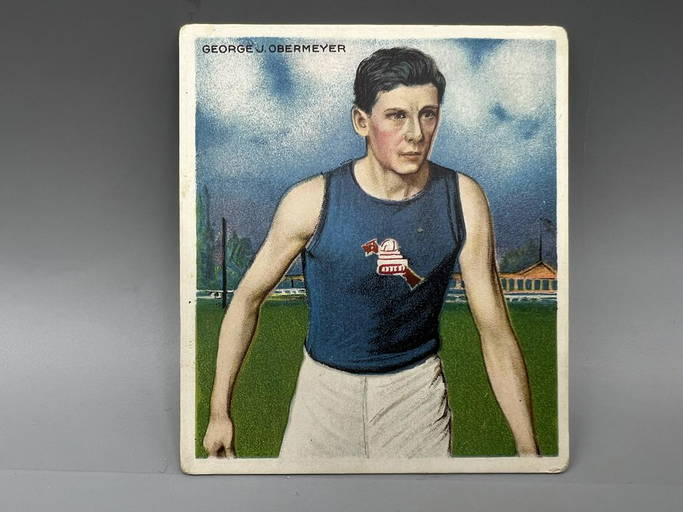 1910 T218 Mecca George J. Obermeyer Champion Athlete And Prize Fighter ...