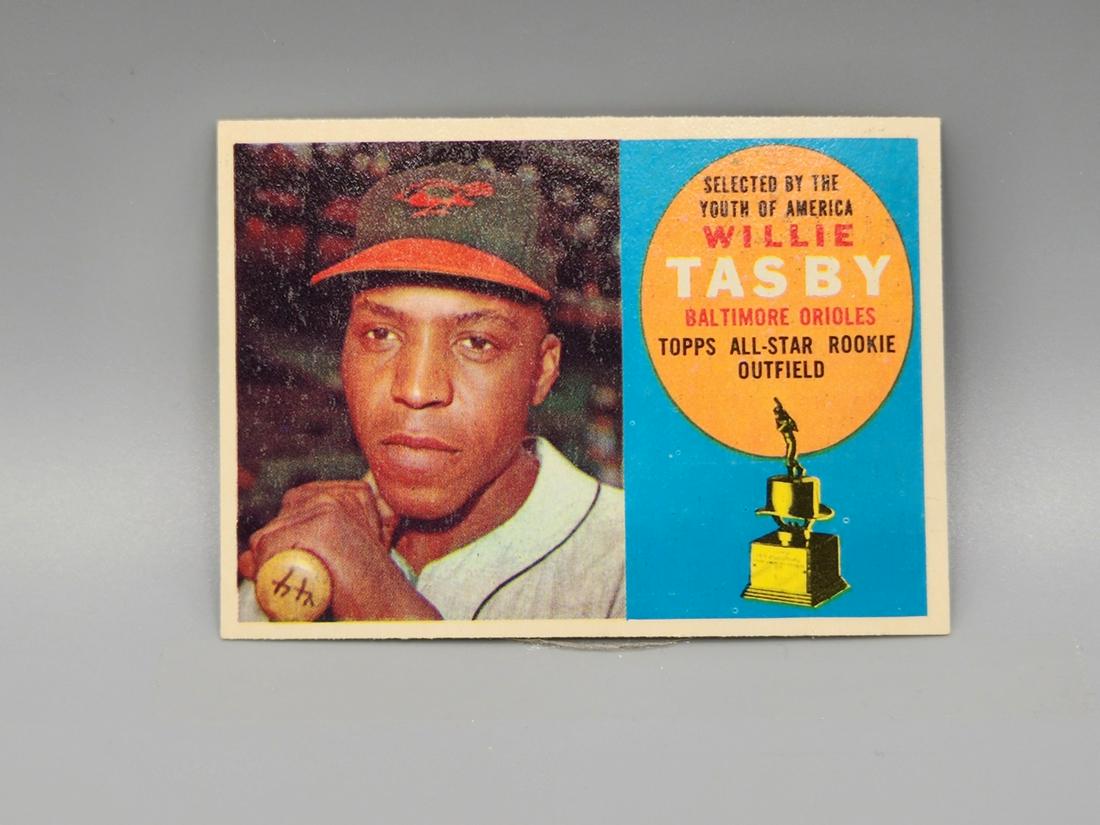 1960 Topps Willie Tasby #322