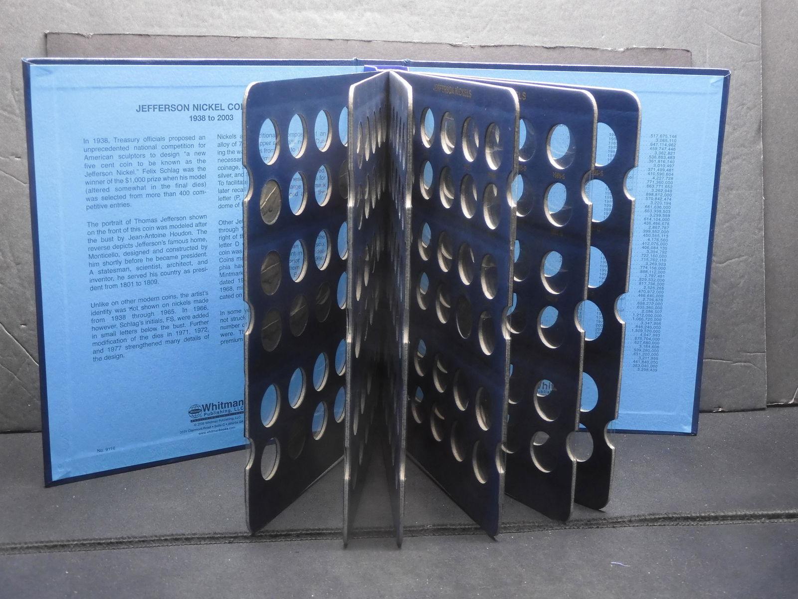 Jefferson Nickel Book With 20 Coins