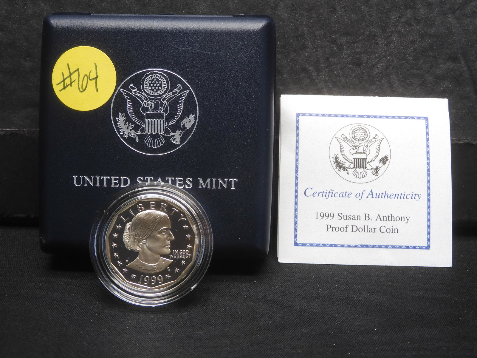 1999 S Susan B. Anthony Proof Dollar Coin