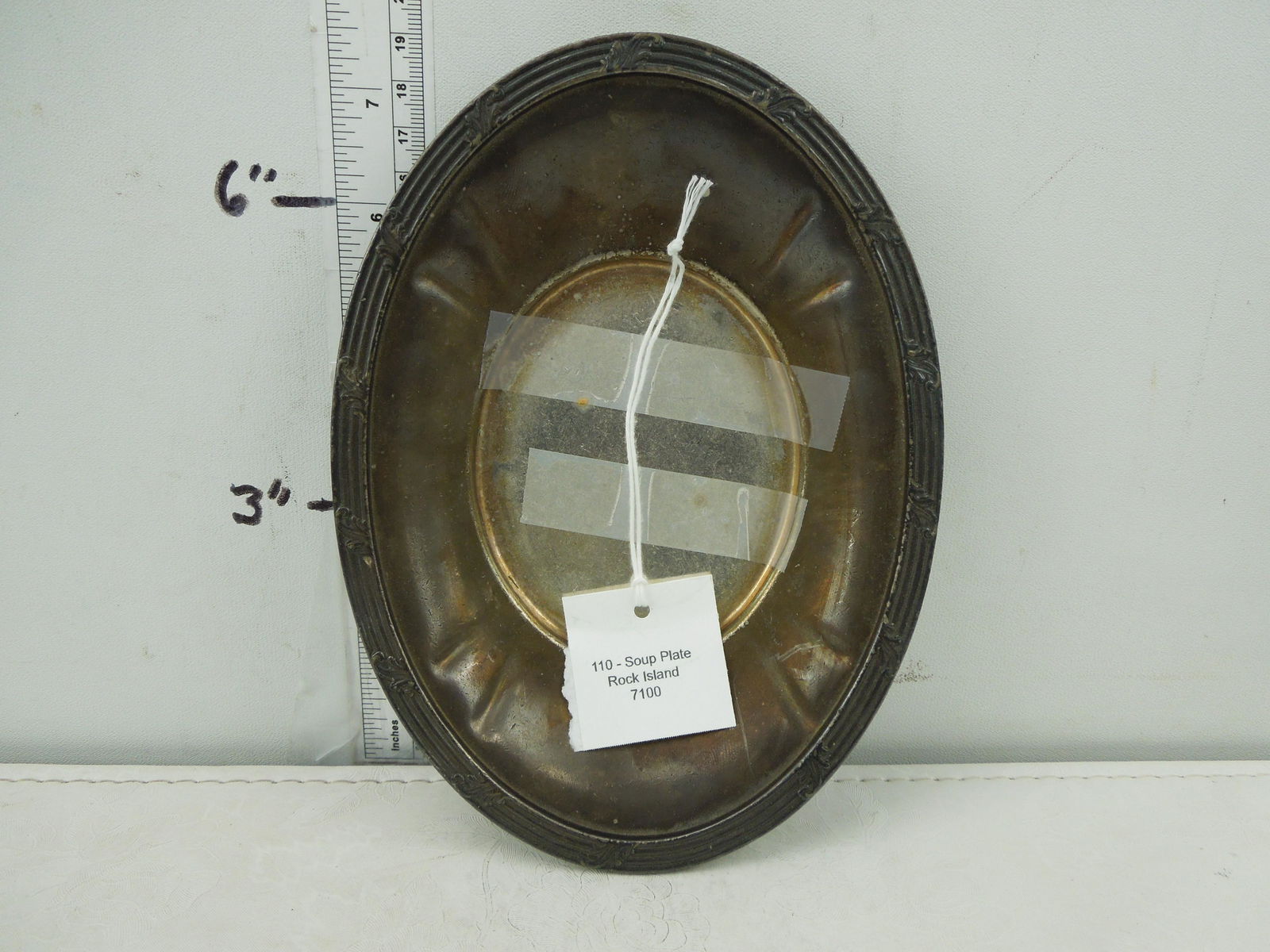 Rock Island Lines R Wallace Plate For Soup Turin