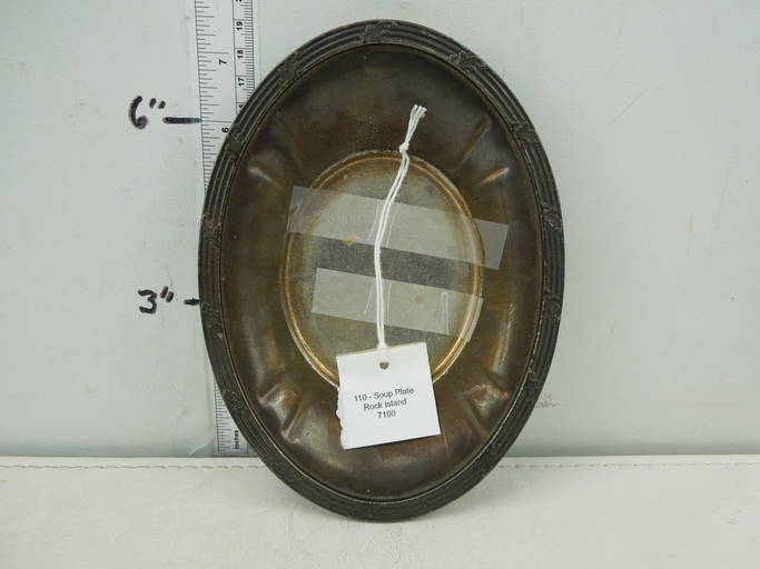 Rock Island Lines R Wallace Plate For Soup Turin