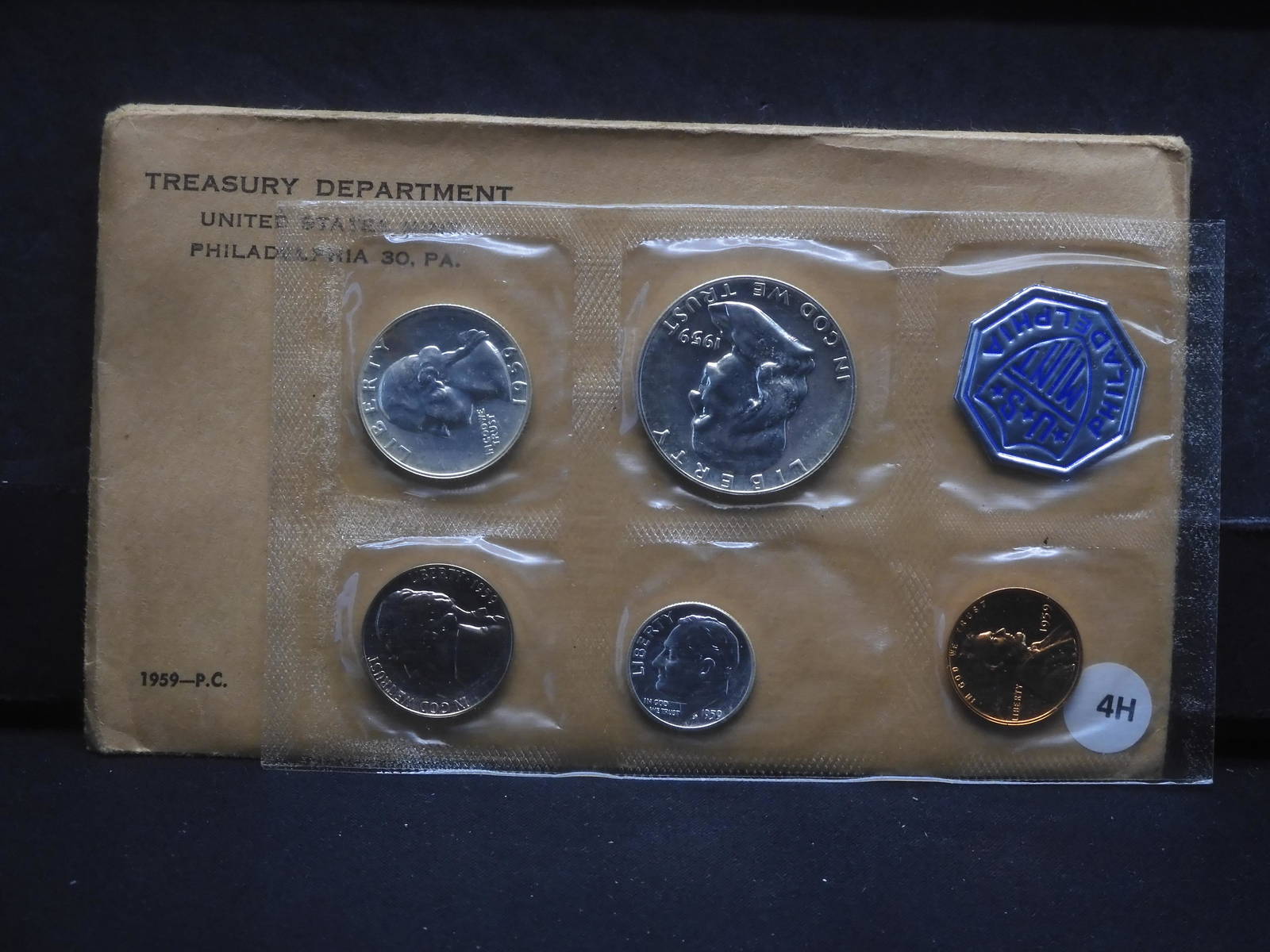 1959 Proof Set - Includes Three 90% Silver Coins Auction
