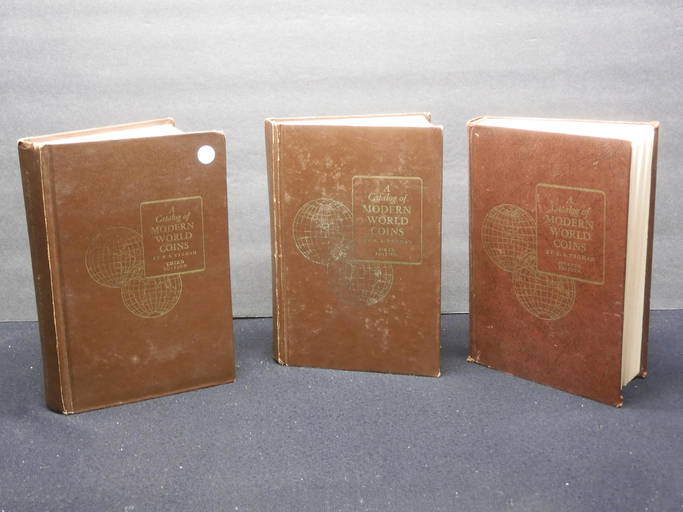 3rd, 6th, 7th Editions Of Three Coin Reference Books