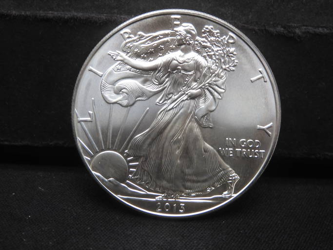 2013 Walking Liberty Silver Dollar One Ounce .999 Fine Silver Coin