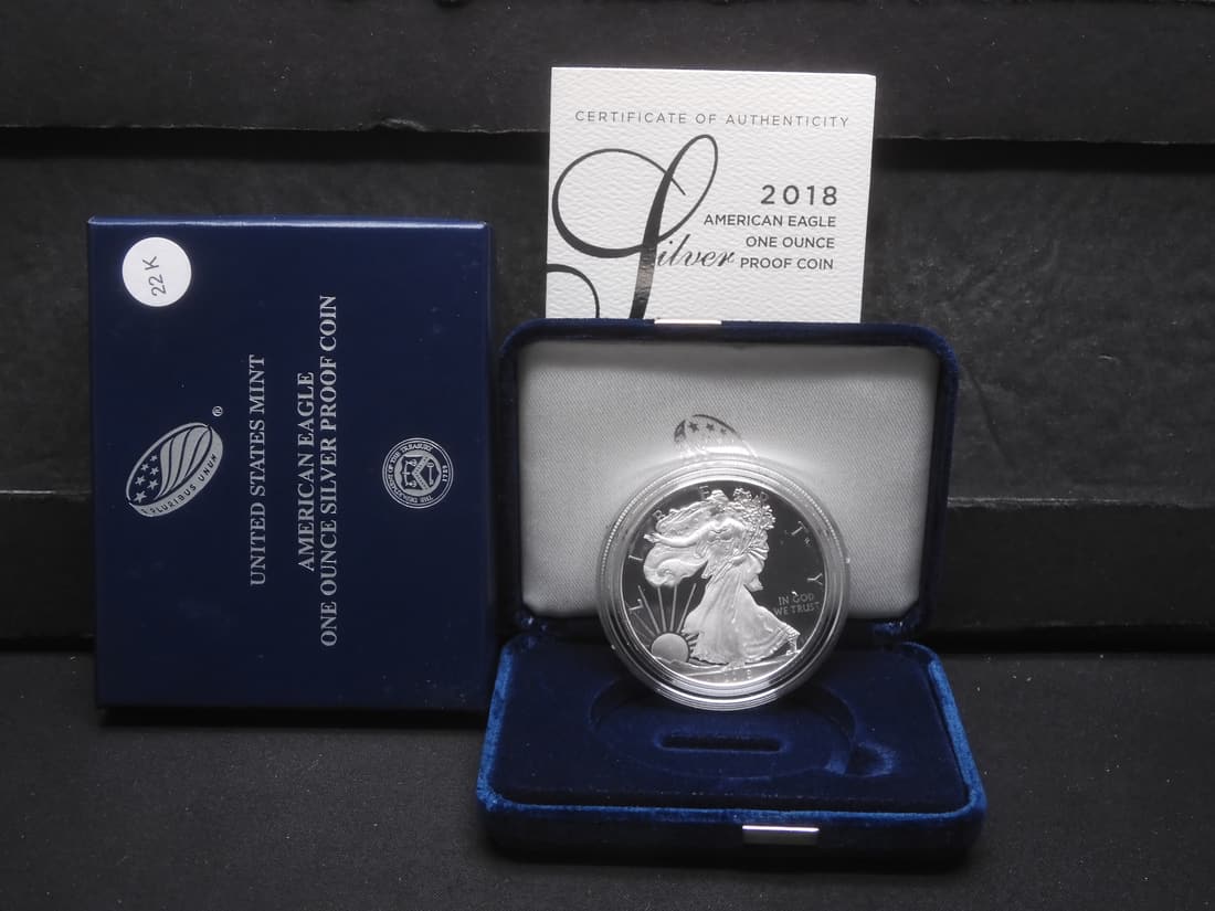 2018-w Silver Eagle Dollar Auction