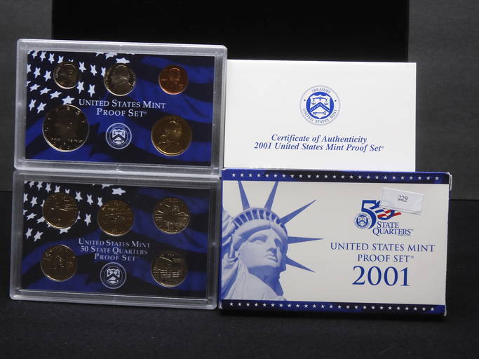 2001 S Proof Set Ogp