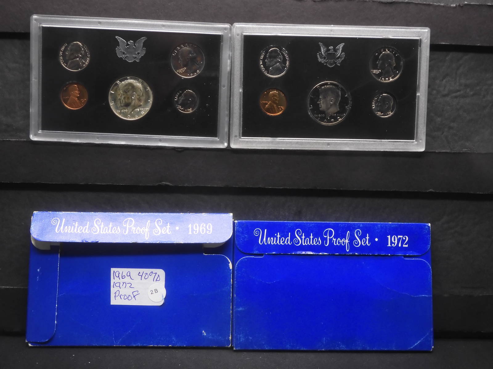 1969-s 40% Silver + 1972-s Proof Sets Auction