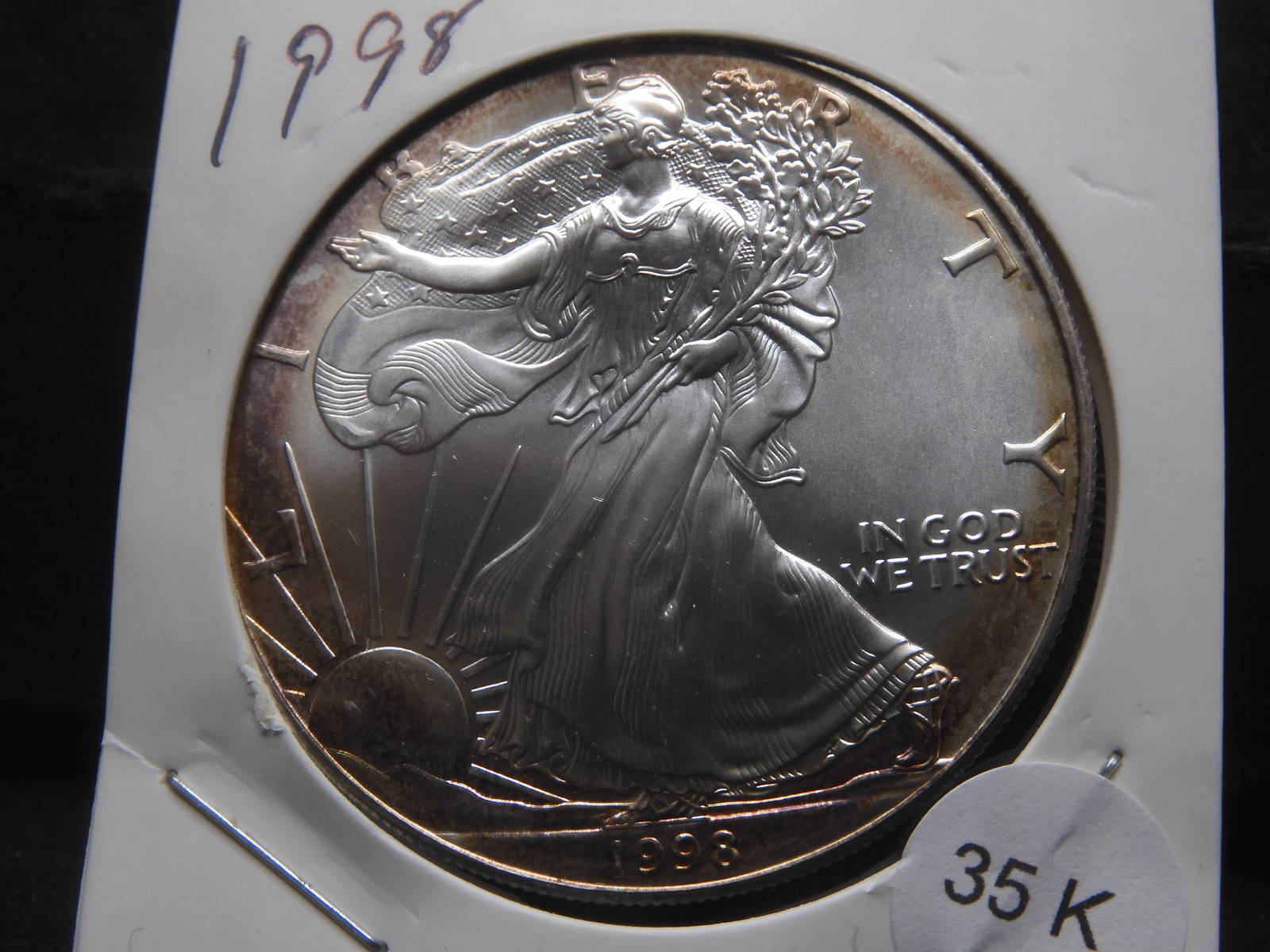 1998 Silver Eagle Dollar Auction