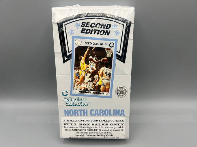 2000 Collegiate Collection North Carolina Box W/ Michael Jordan