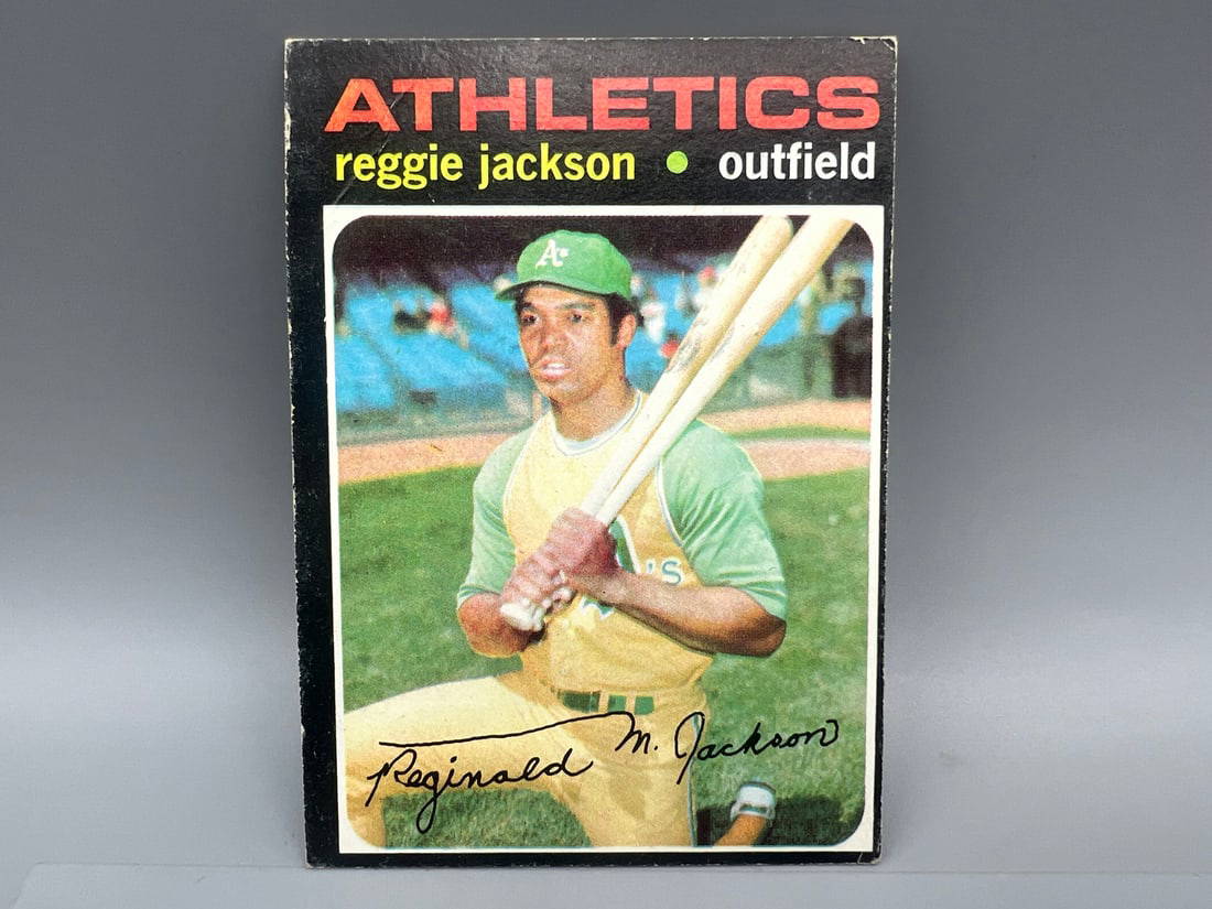 1971 Topps Reggie Jackson #20 Auction