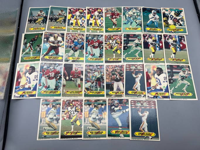 1983 Topps Football Sticker Lot Of 29 With Stars