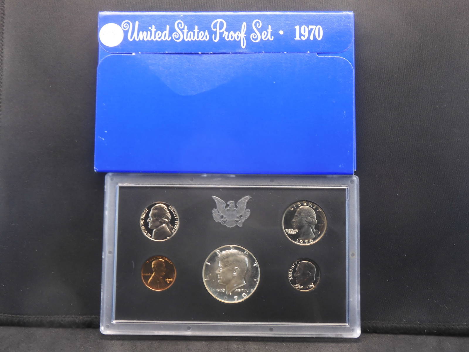 1970-s United States 5-coin Proof Set With Original Gov't Packaging ...