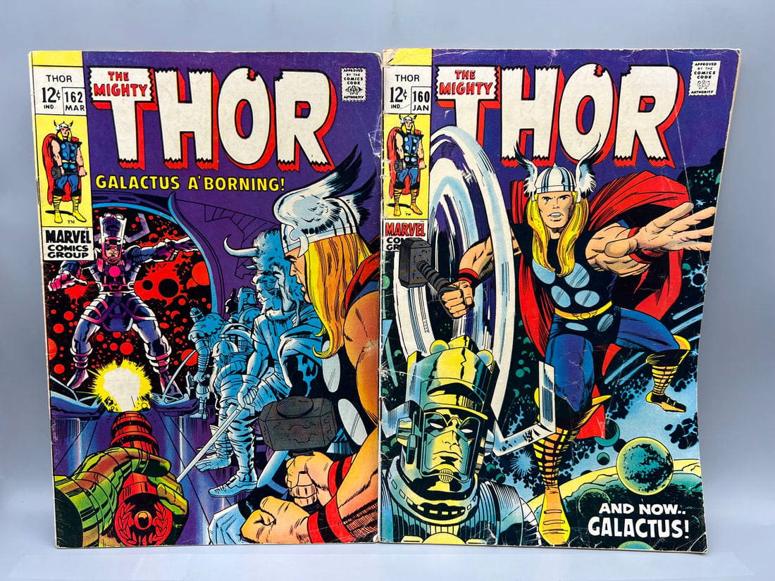 The Mighty Thor #162 & #160 - Galactus Auction