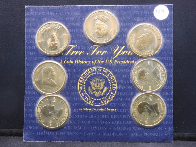 A Coin History Of U.s. Presidents Coin Collection.