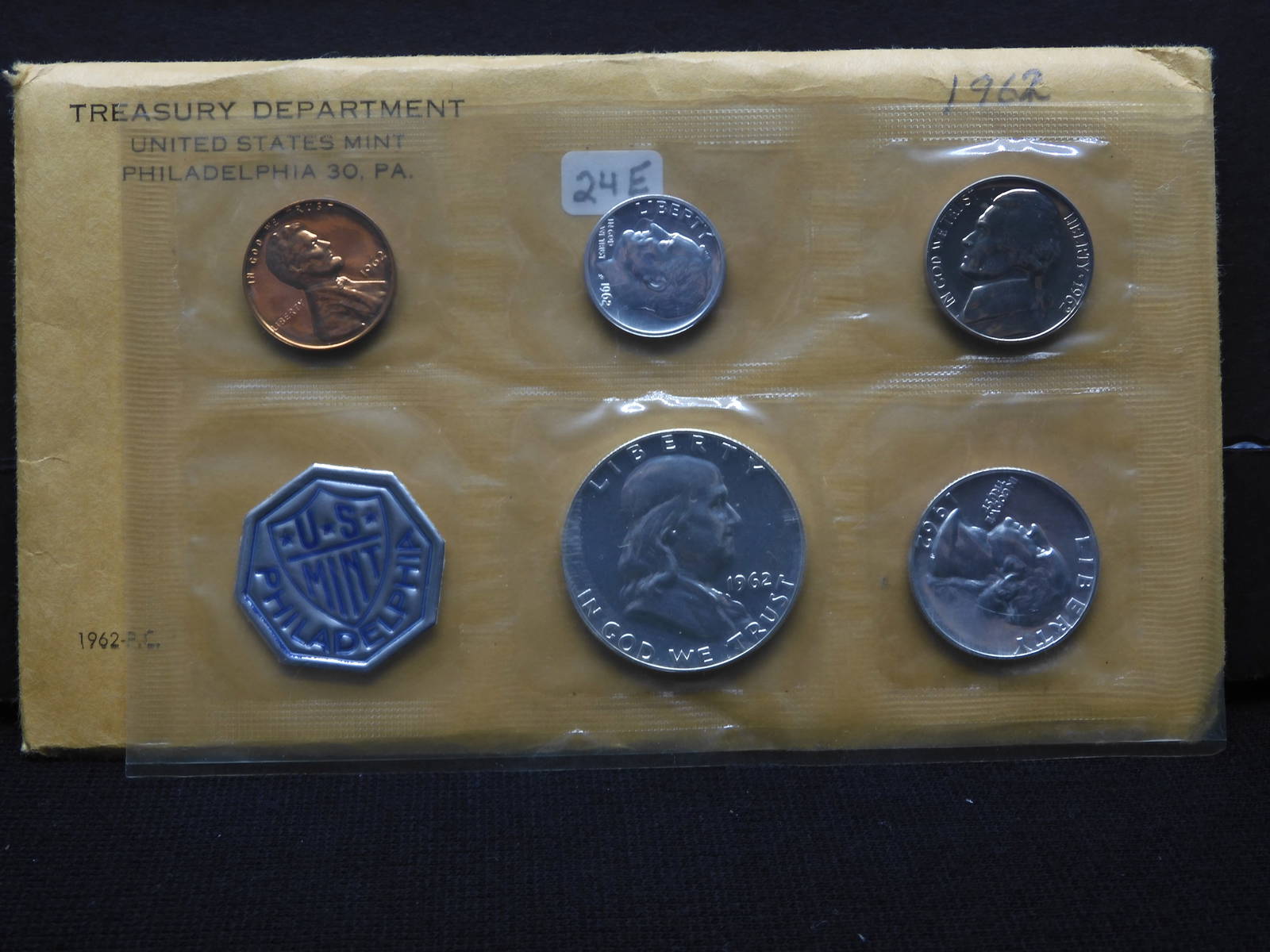 1962 Us Mint Proof Set In Ogp Auction