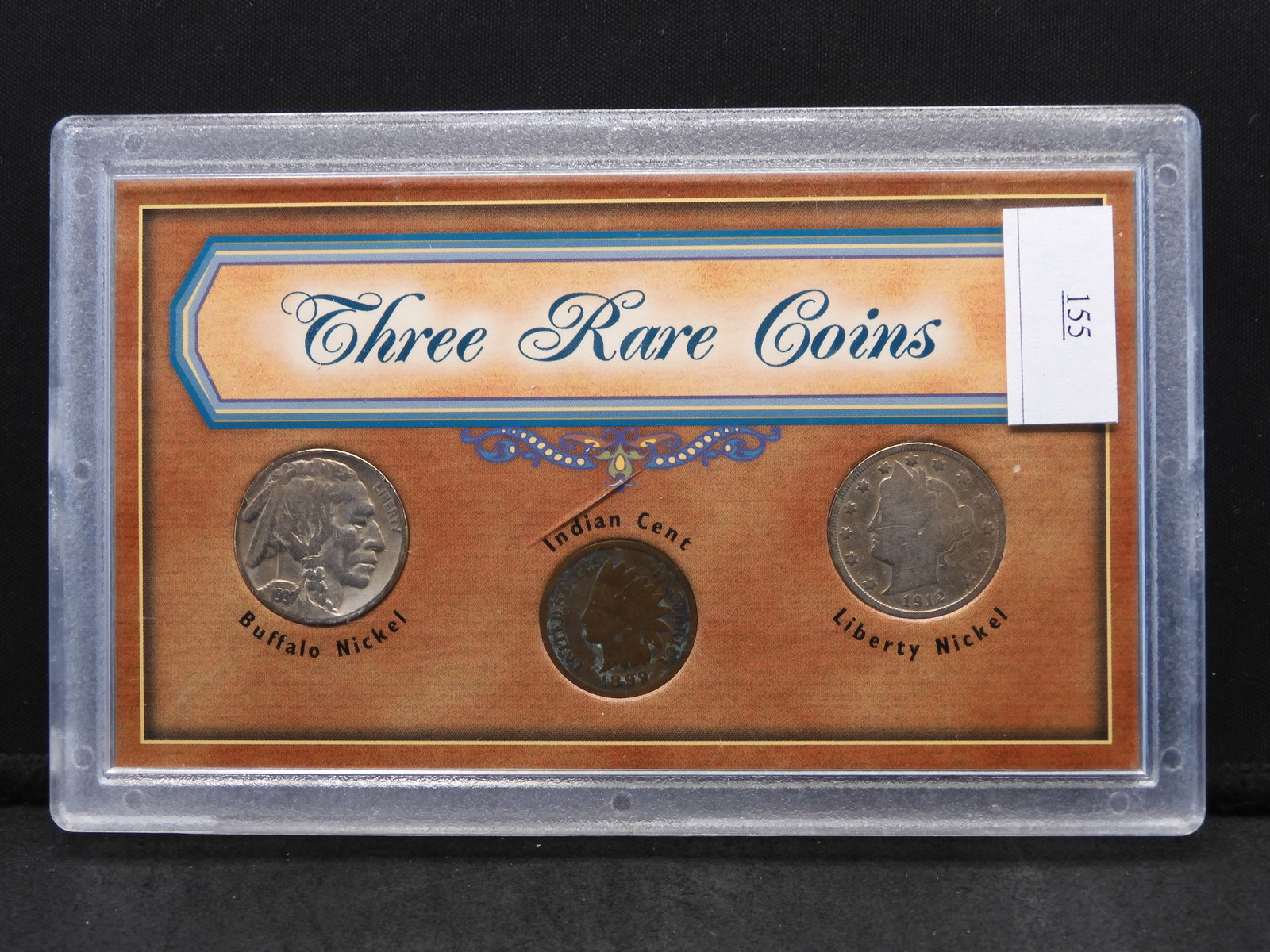 Three Rare Coins Buffalo & Liberty Nickels & Indian Head Cent 3 Coins!