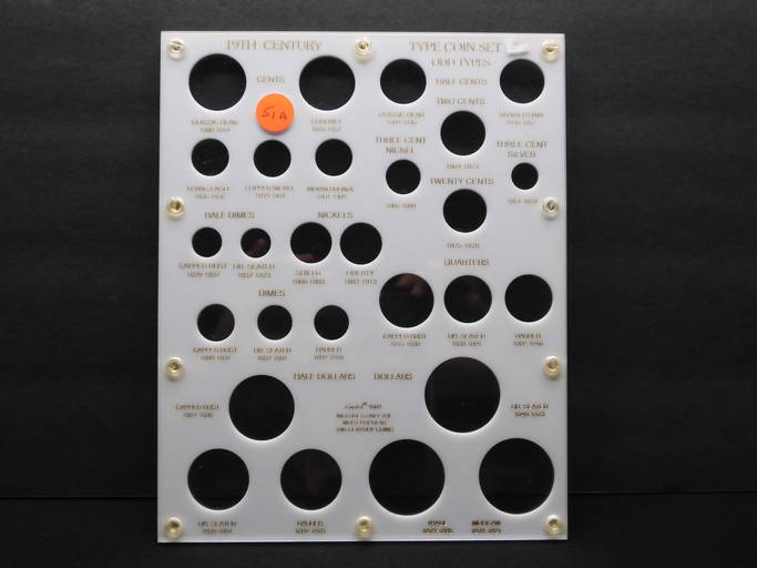 Capital Plastics Holder For A 19th Century Type Set. Includes Only The ...