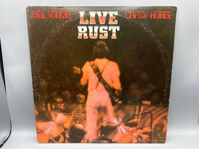 1979 Neil Young & Crazy Horse Live Rust Vinyl Album