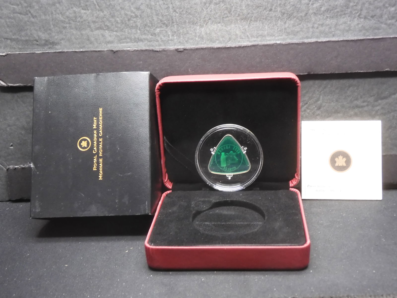 2008 Canadian 50 Cent Sterling Silver Triangle Coin "milk Delivery ...