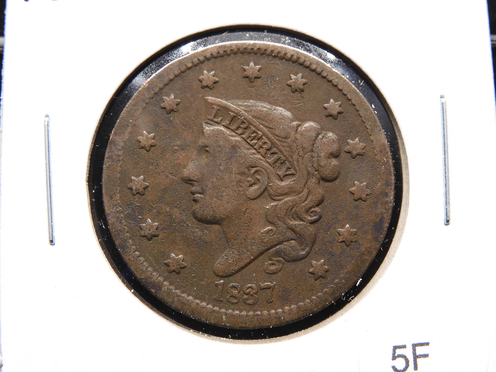 1837 Large Cent. Auction