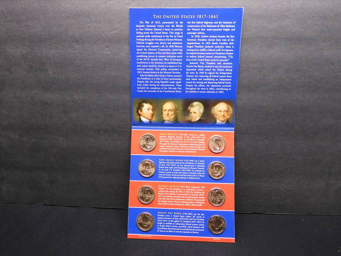 Us Mint P&d Presidential Dollar Set, Includes 8 Presidential Dollars ...
