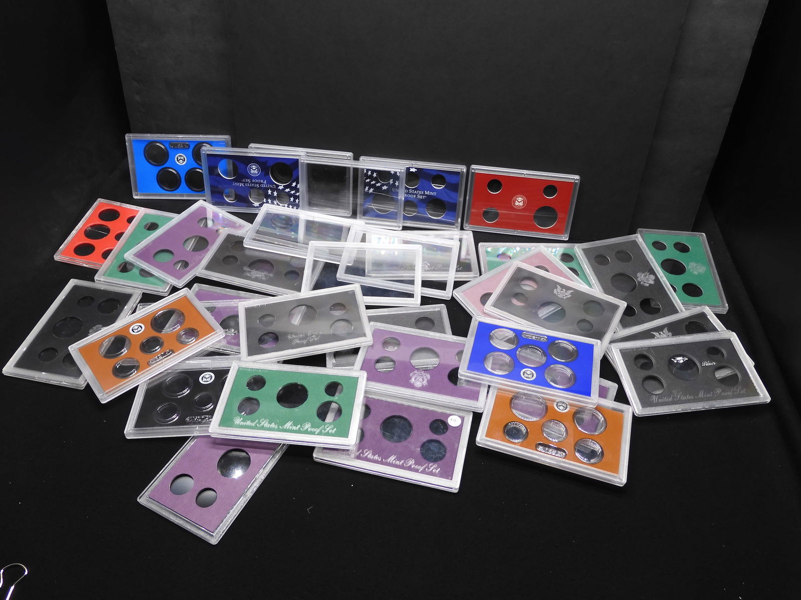 5 Coin Us Mint Plastic Holders Auction