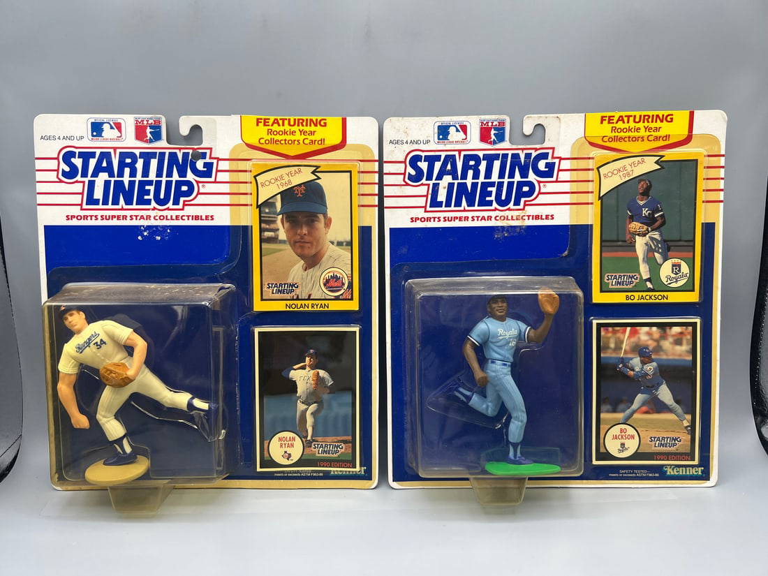 1990 Kenner Starting Lineups Nolan Ryan & Bo Jackson Auction