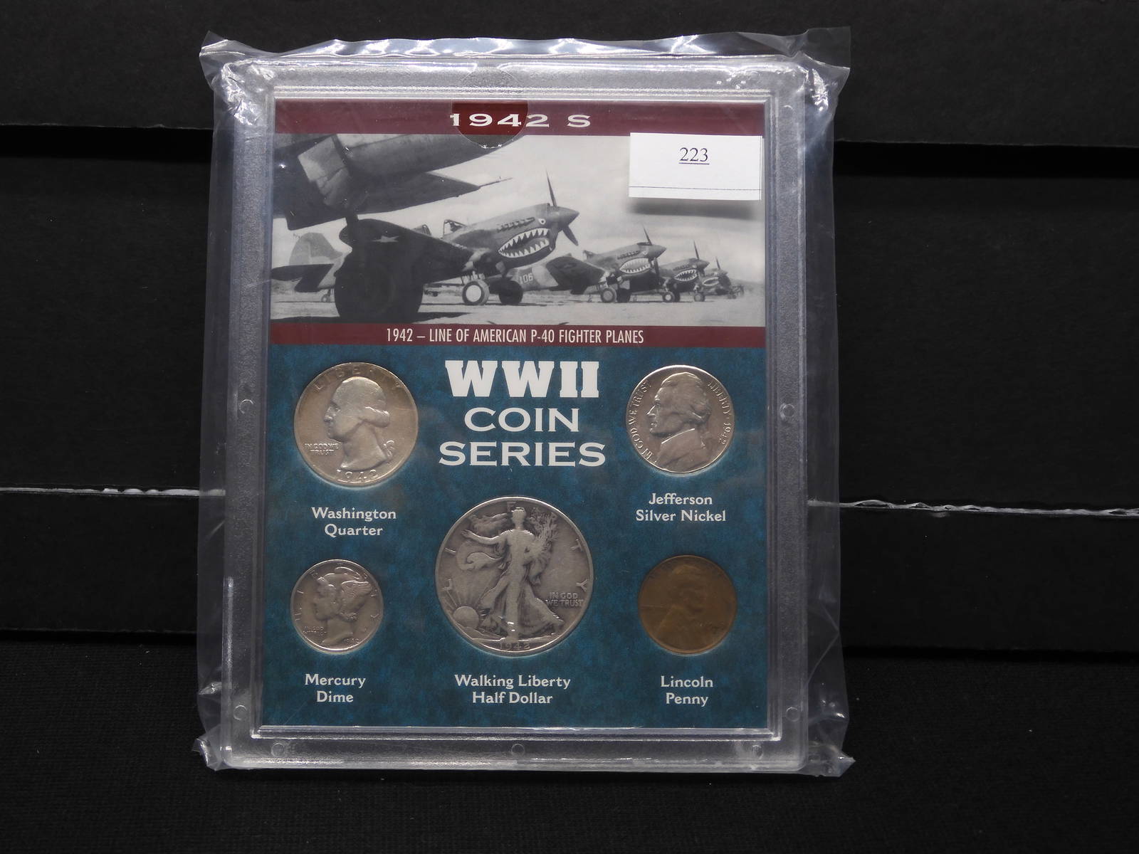 1942-s World War Ii Coin Series Featuring Line Of American P-40 Fighter ...