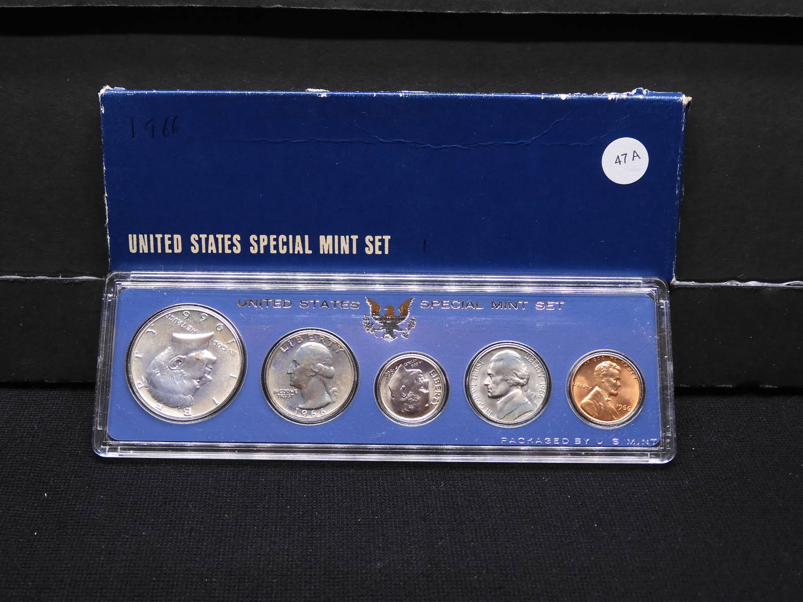 1966 5 Coin Special Mint Set. Coins Have Proof Like Surfaces. Silver ...