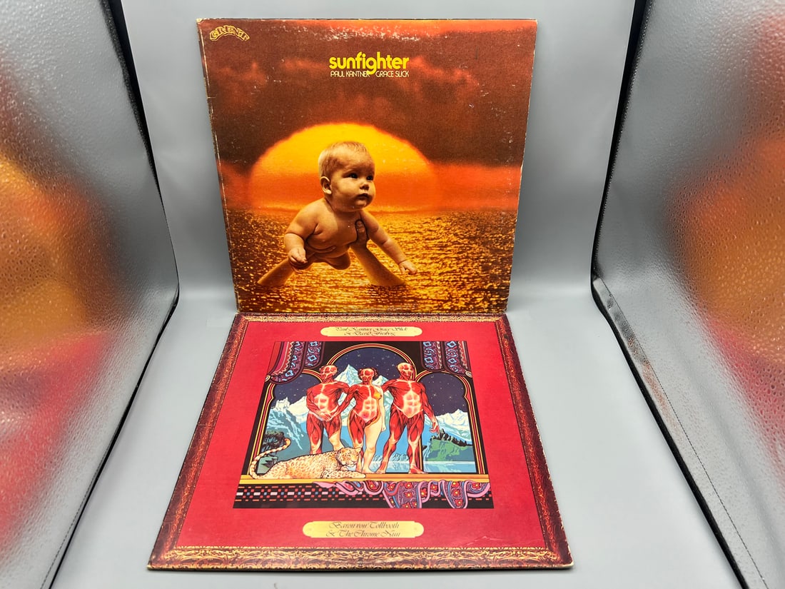 Lot Of (2) Vinyl Albums: Paul Kantner/grace Slick: Sunfighter (1971 ...
