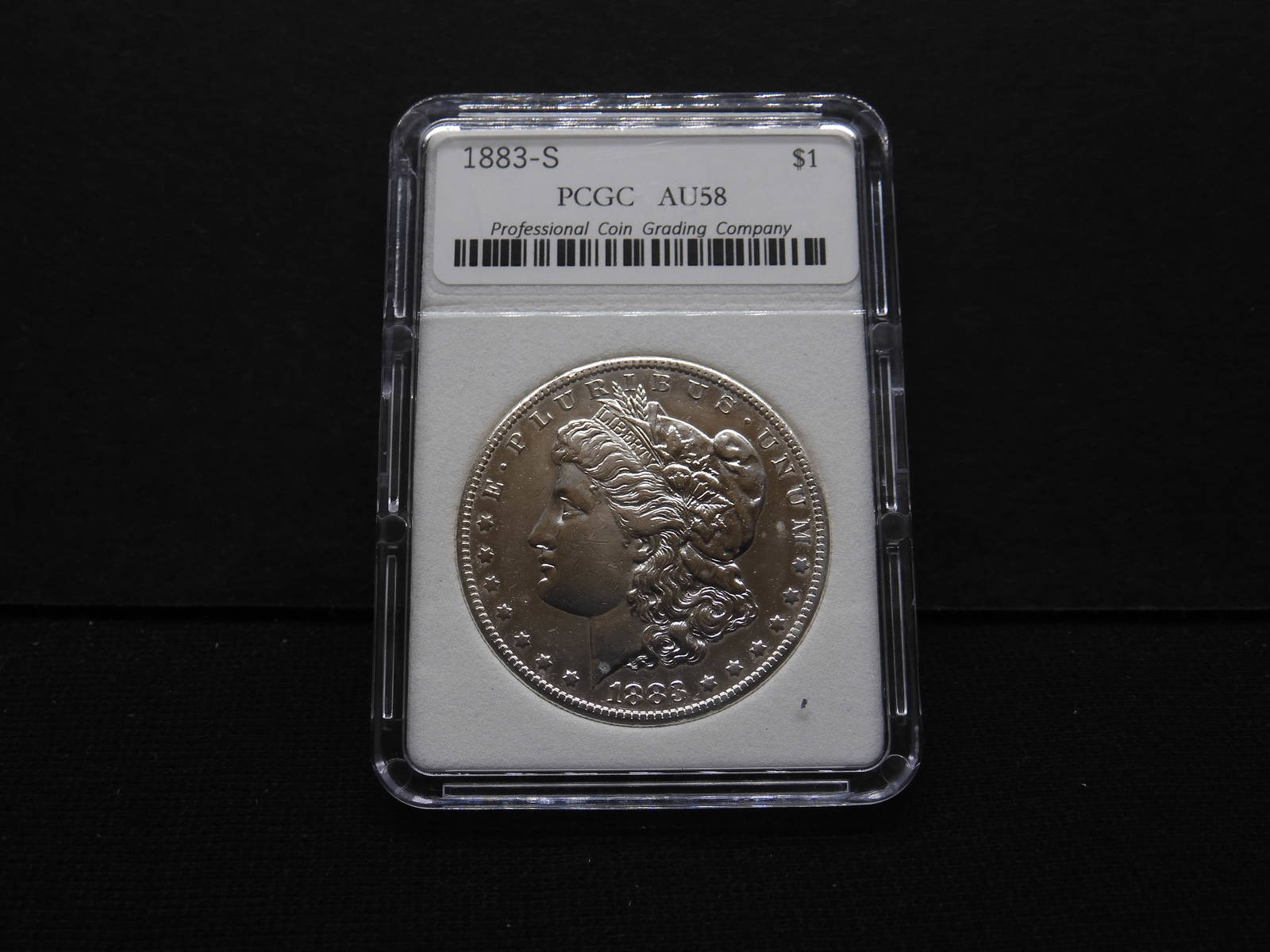 1883-s Morgan Silver Dollar - Au58 Slabbed Auction