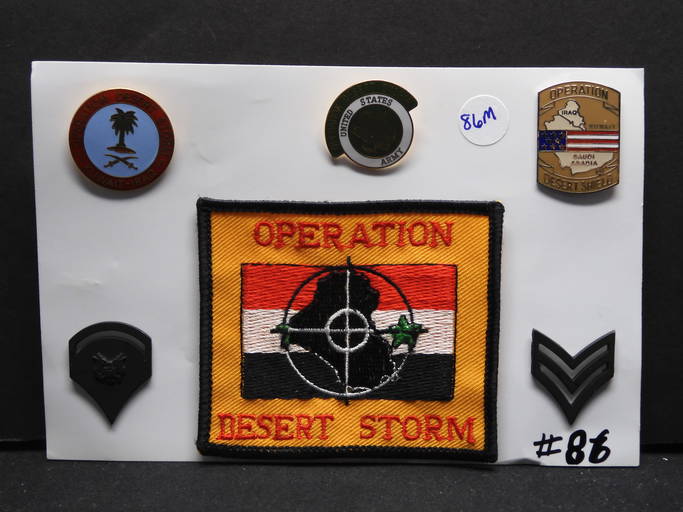 6 Piece Army Desert Storm Set