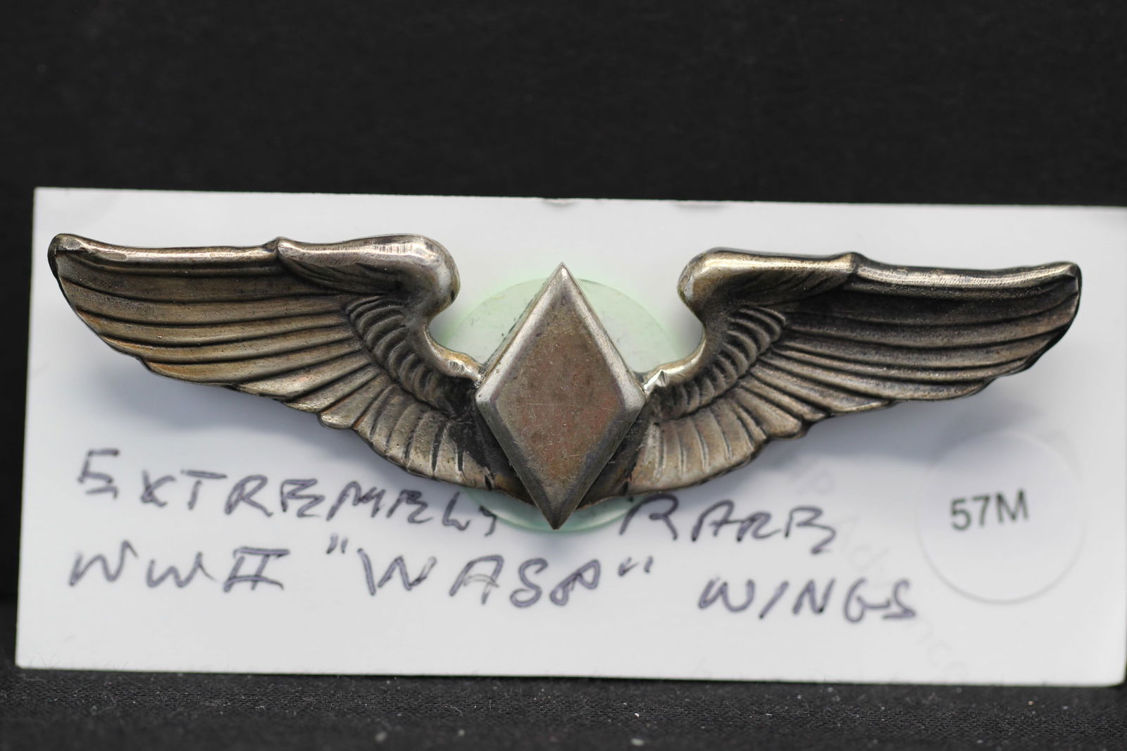 Extremely Rare Wwii "wasp" Wings