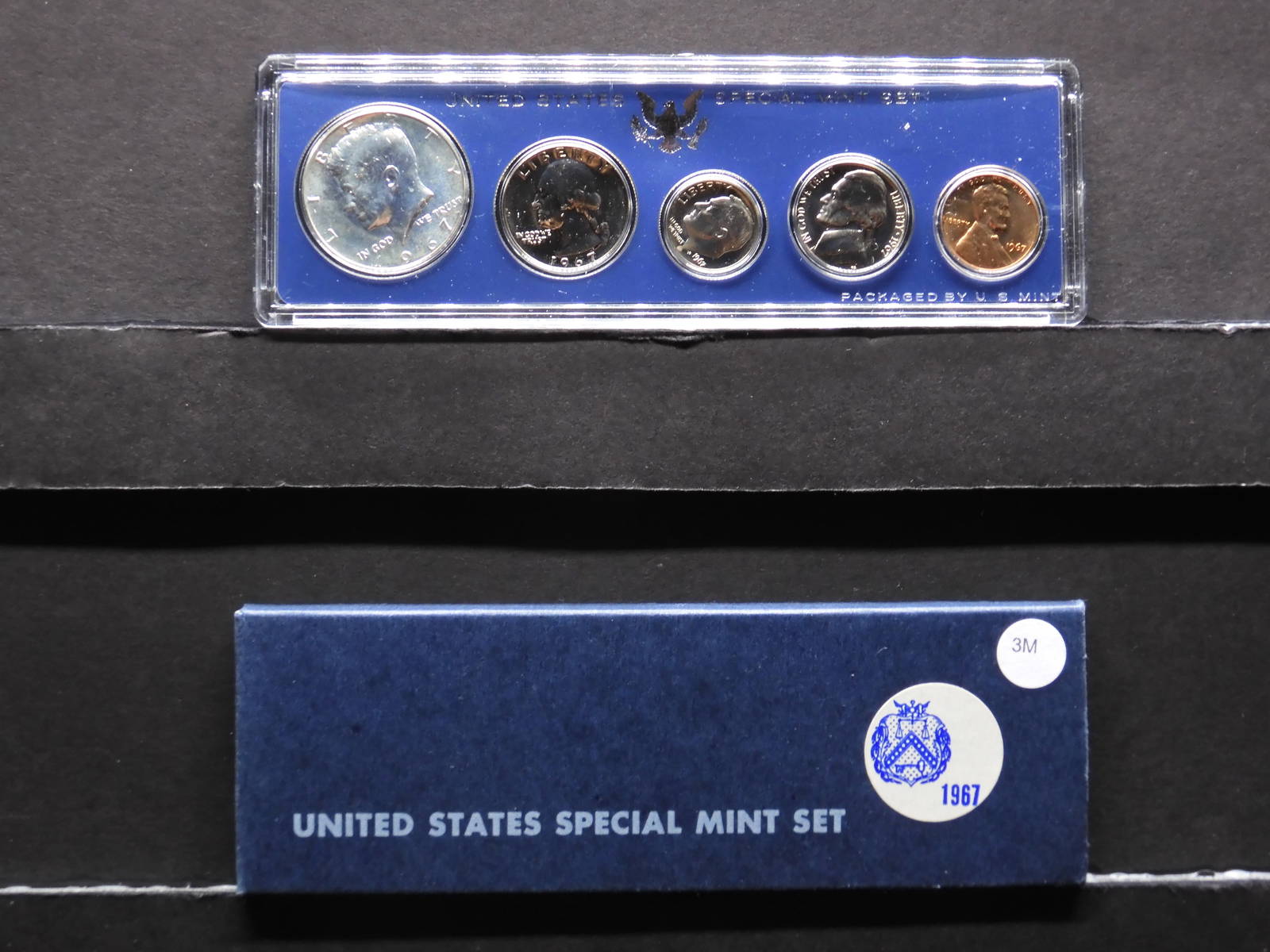 1967 United States 5-coin Special Mint Set With Original Government ...