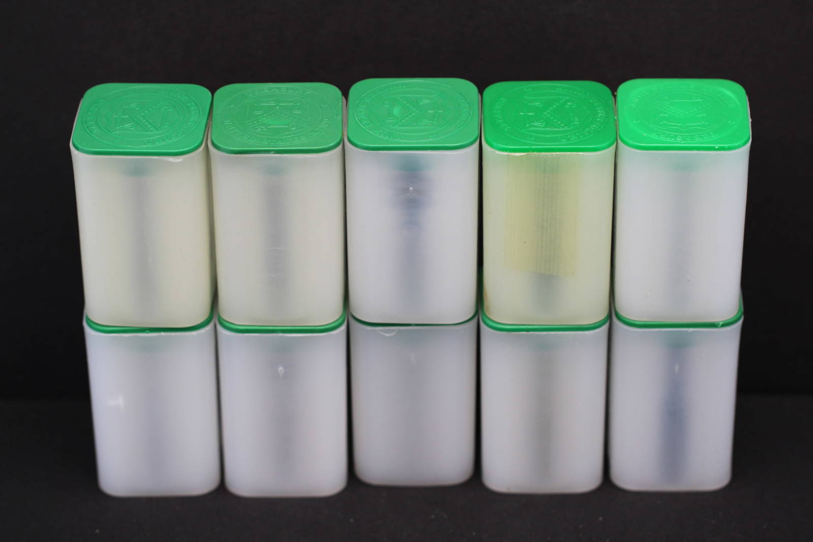 10 Empty Coin Tubes Auction