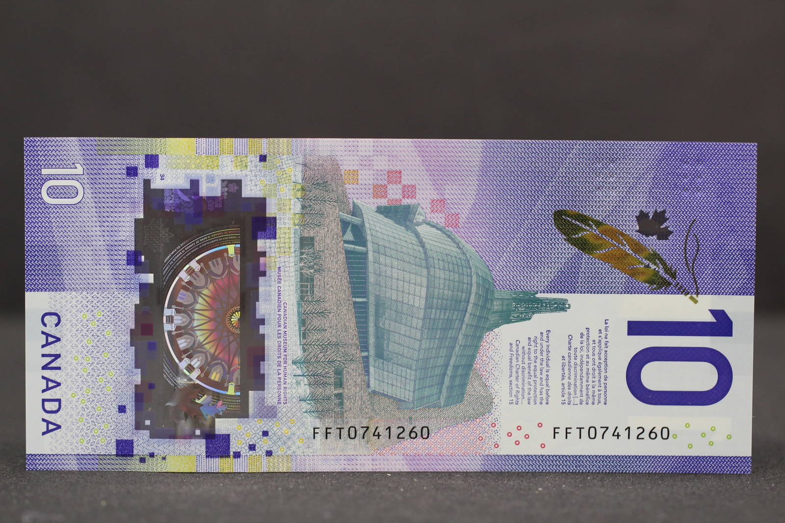 2018 Canada $10 Bank Note, Cu Auction