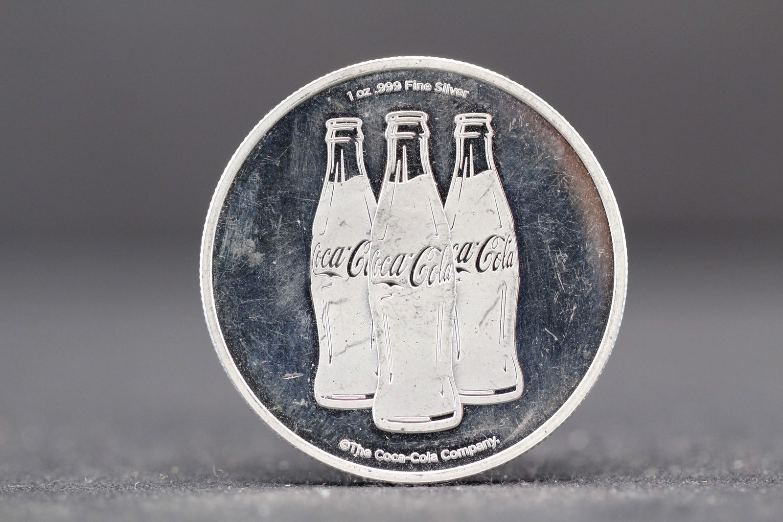 Neat! Coca Cola .999 Silver Oz Auction