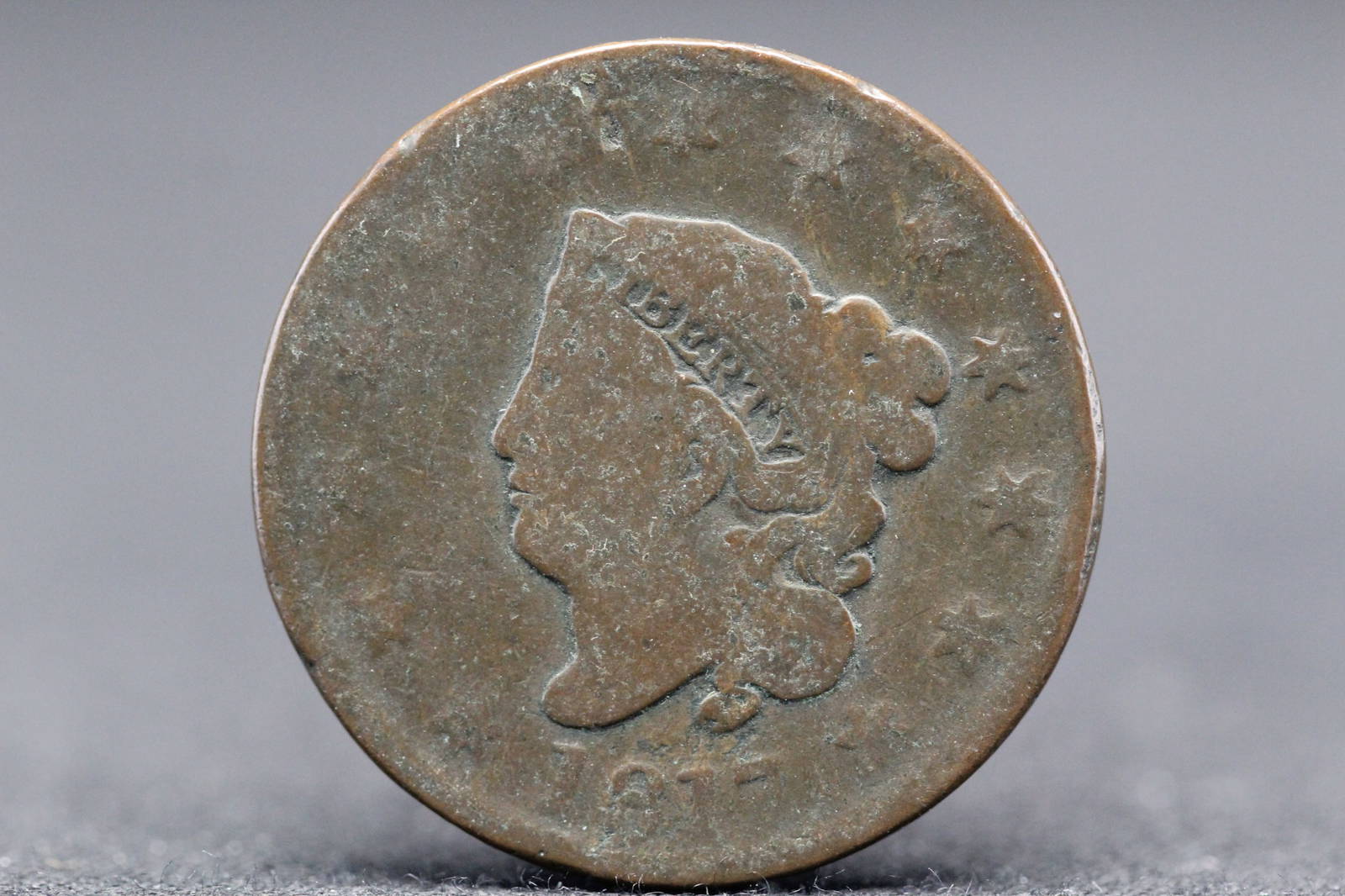 1817 Large Cent 206 Years Old! Auction