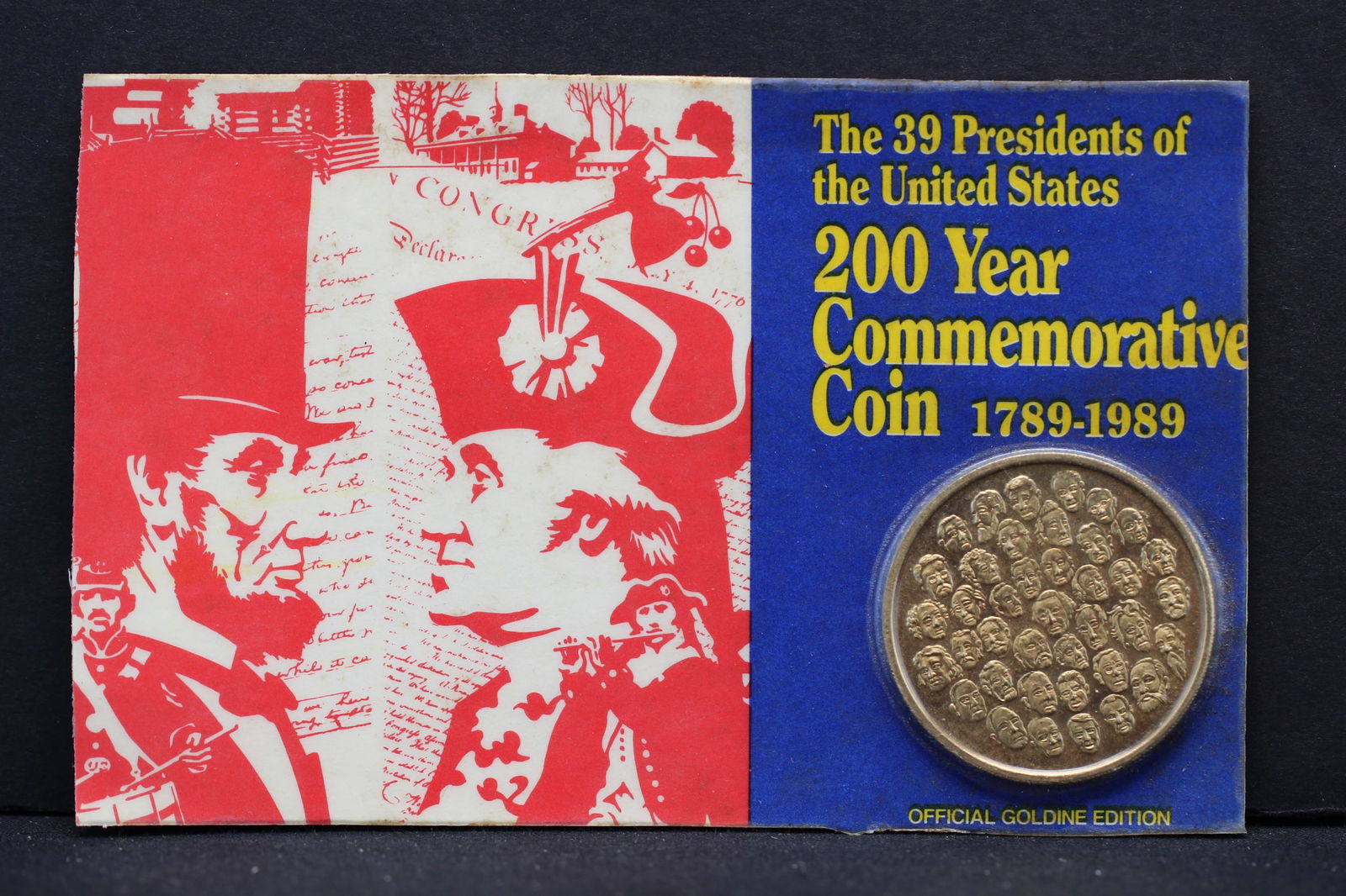 1789 1989 The 39 Presidents Of The United States Bicentennial ...