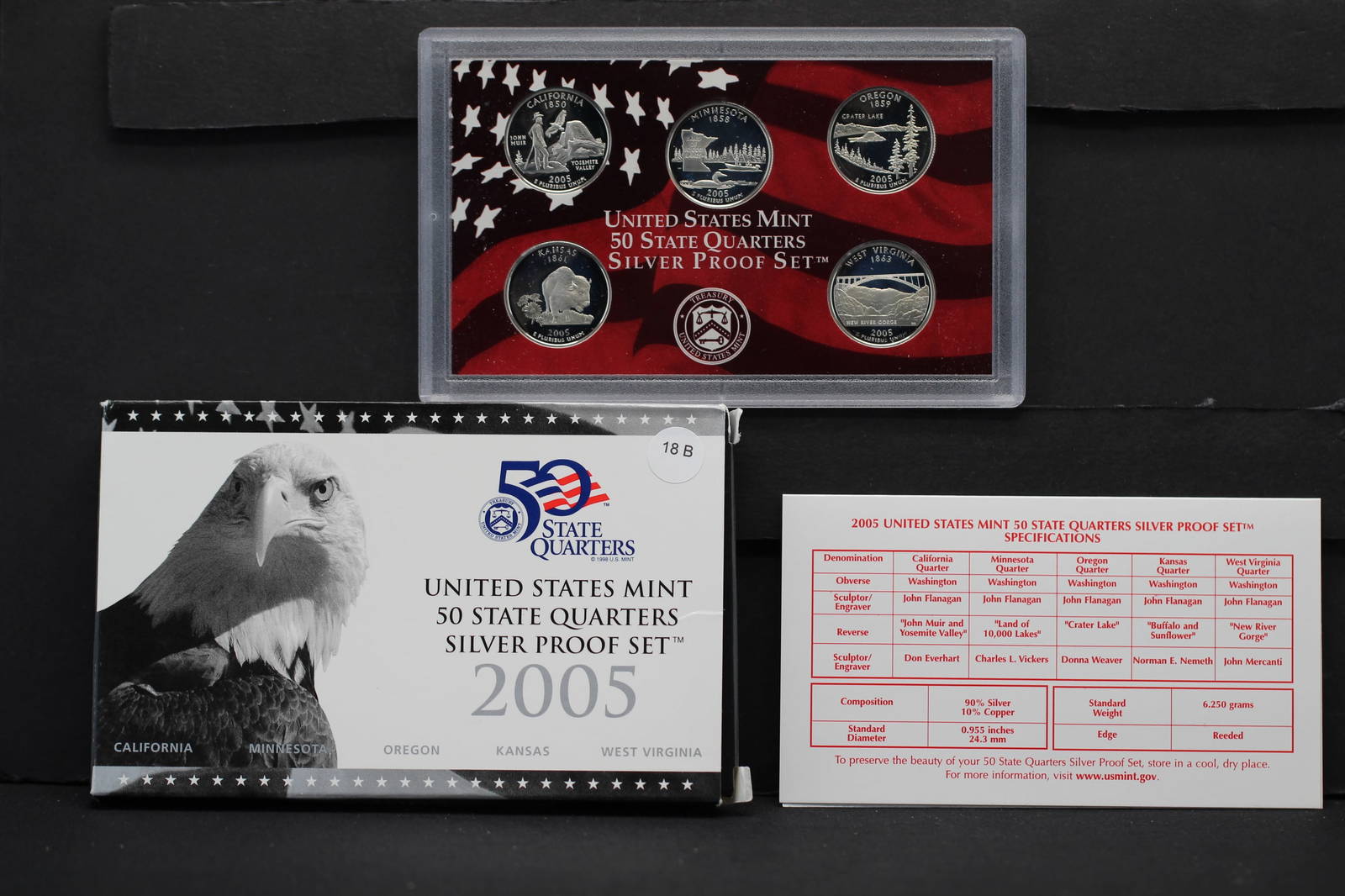 2005-s Silver Quarter Proof Set Auction