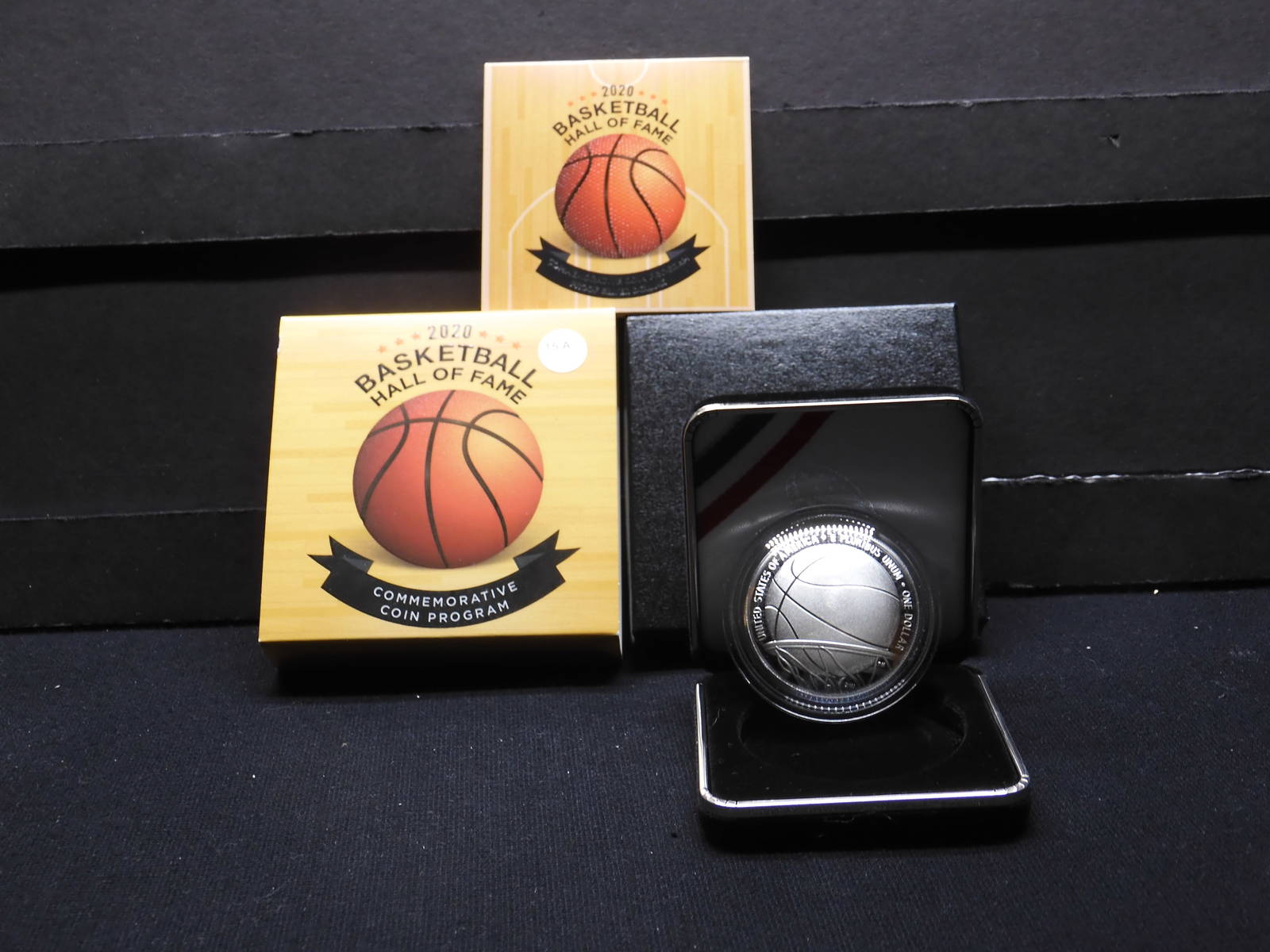 2020 P Basketball Hall Of Fame Commemorative Silver $1. Gem Proof In ...