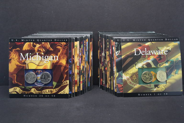 Complete Set Of State Quarters All 50 States!