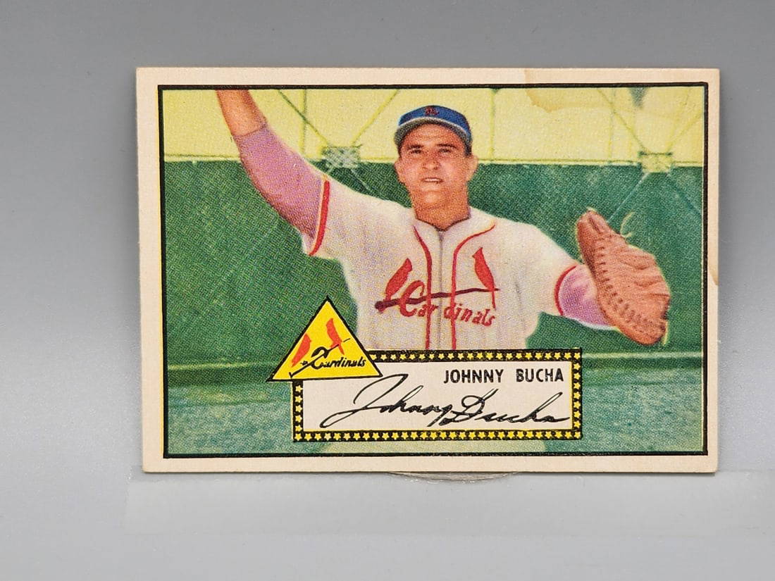 1952 Topps Johnny Bucha #19 Auction