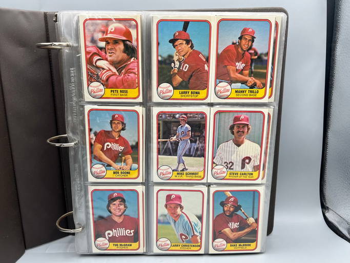 1981 Fleer Baseball Complete Set In Binder W Fernando Valenzuela Rc