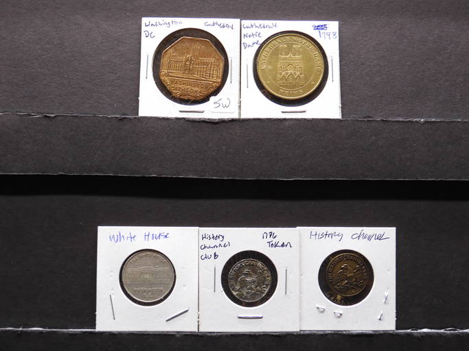 5 Commemorative History Tokens