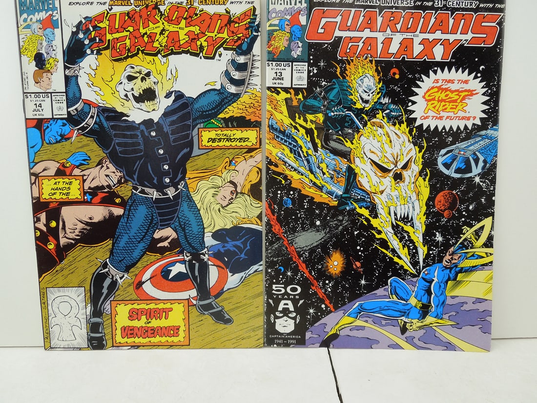 Guardians Of The Galaxy #13 (1st Appearance Spirit Of Vengeance) & #14 ...
