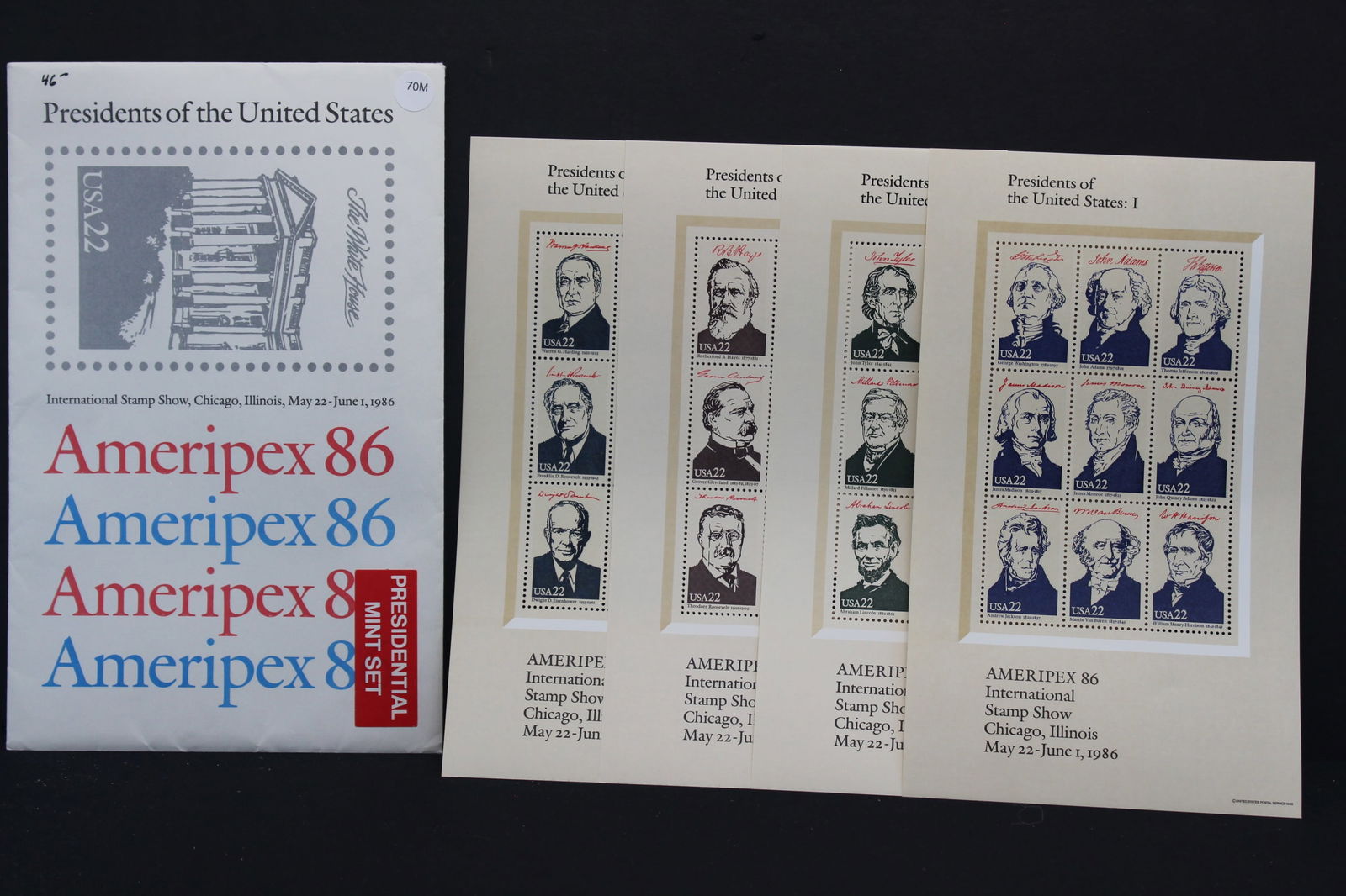 Complete Set Of Presidential Stamps Auction